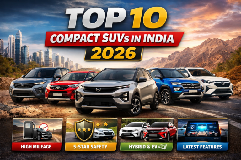 Top 10 Compact SUVs in India (2026) – On Road Price, Mileage, Range ...